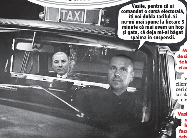 Mircea Manolache şi Vasile Puşcaşu, ieşiţi la o tură nocturnă prin oraş ...